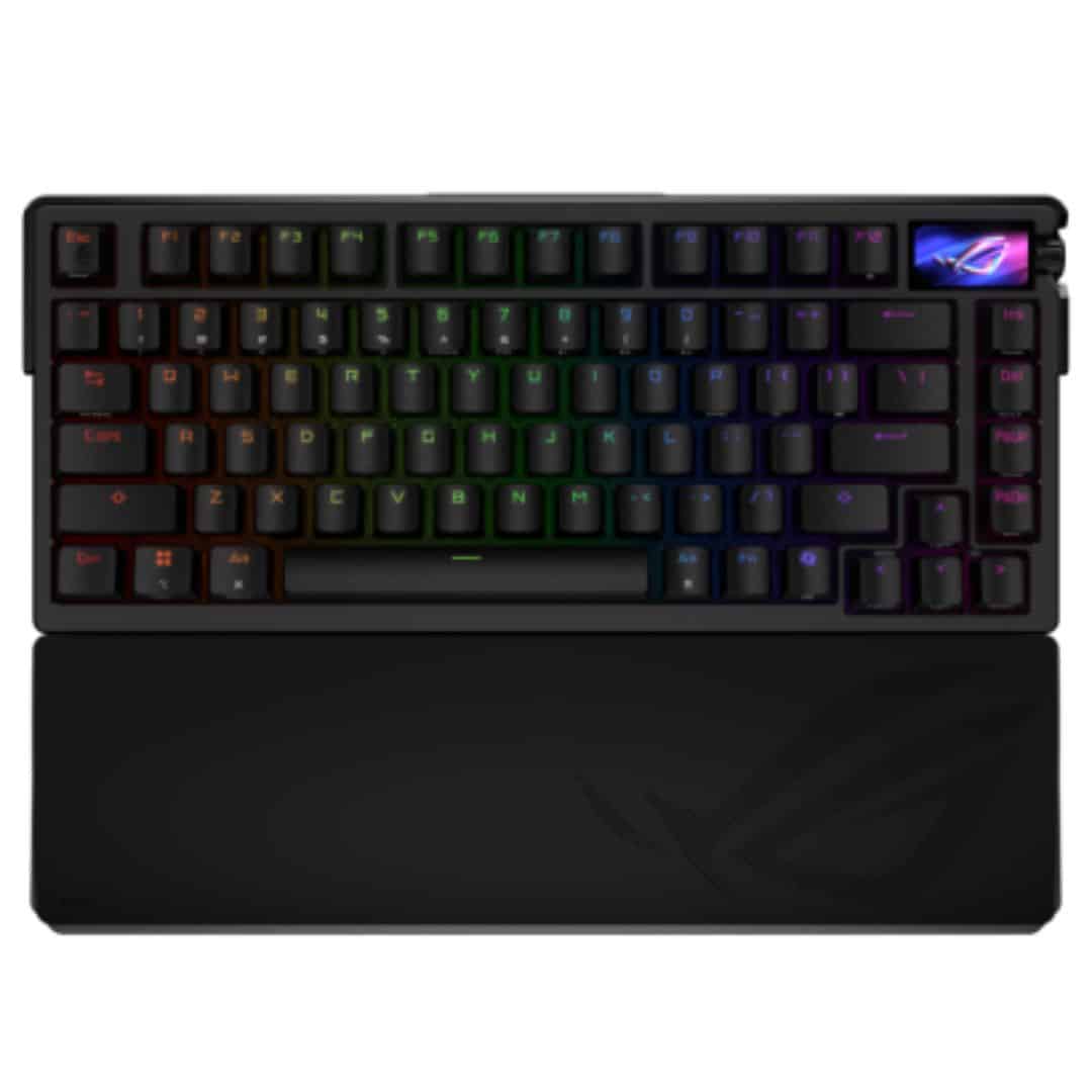 ASUS ROG Azoth Extreme Snow SWITCH, ROG NX Mechanical, Full-Color OLED ...